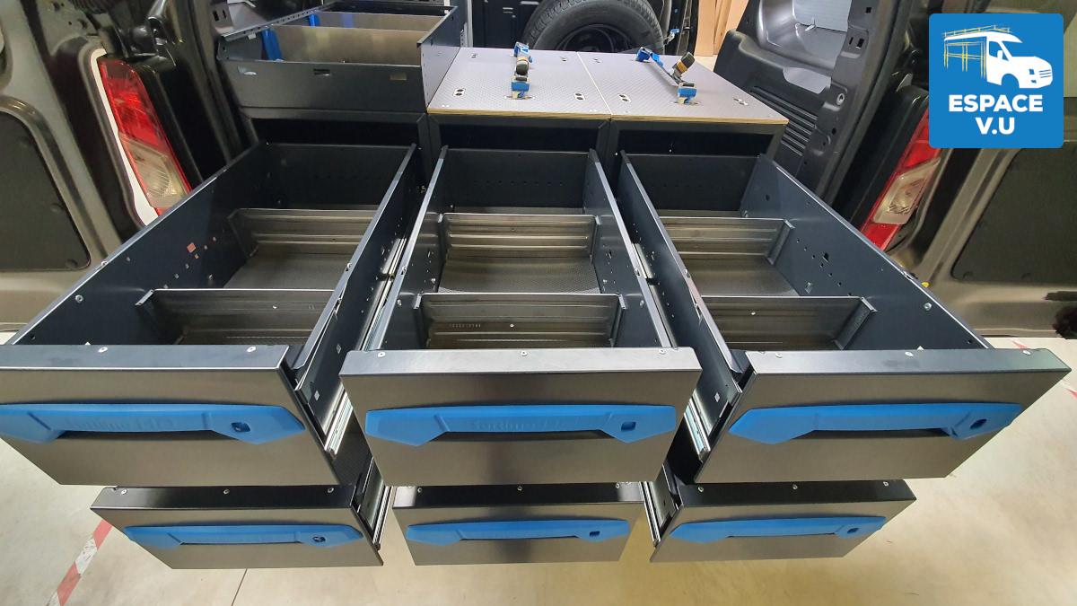 Aménagement, agencement pour Berlingo Van M et XL des professionnels